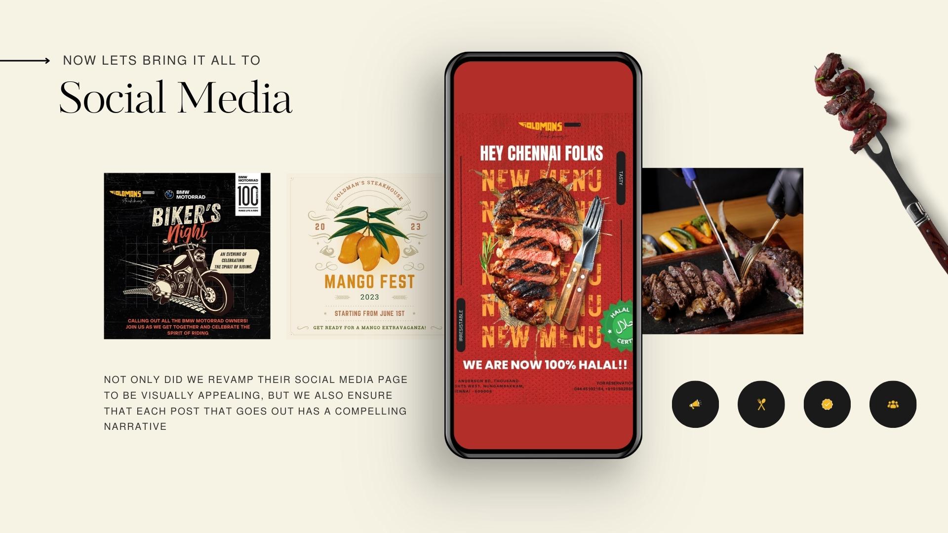 Goldman Steakhouse – Clique Designs